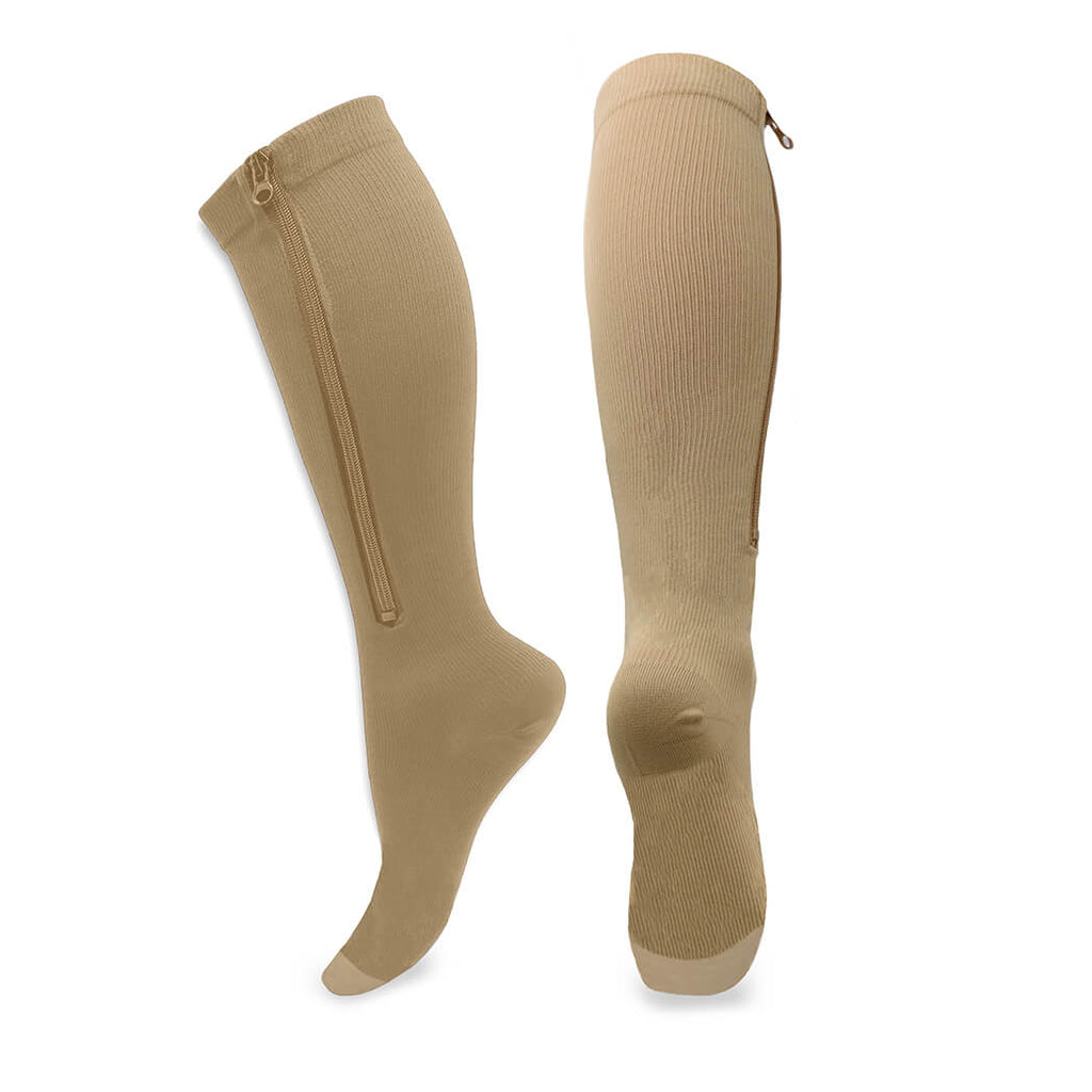 HYKLE Compression Stockings with Zipper